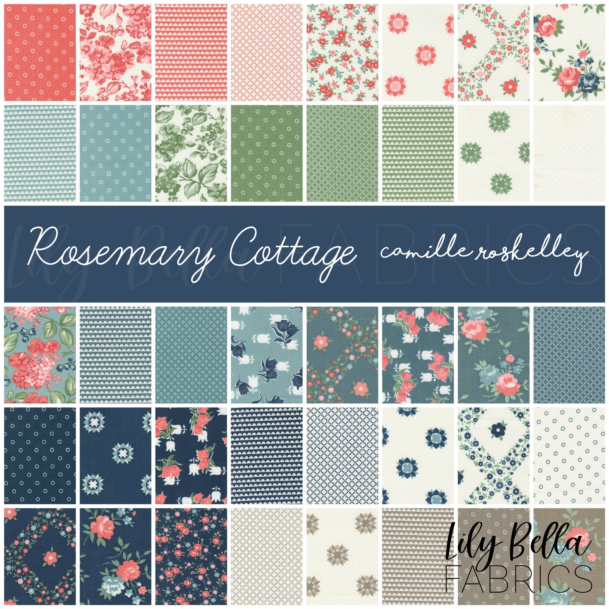 Rosemary Cottage | Camille Roskelley | Moda | Lily Bella Fabrics