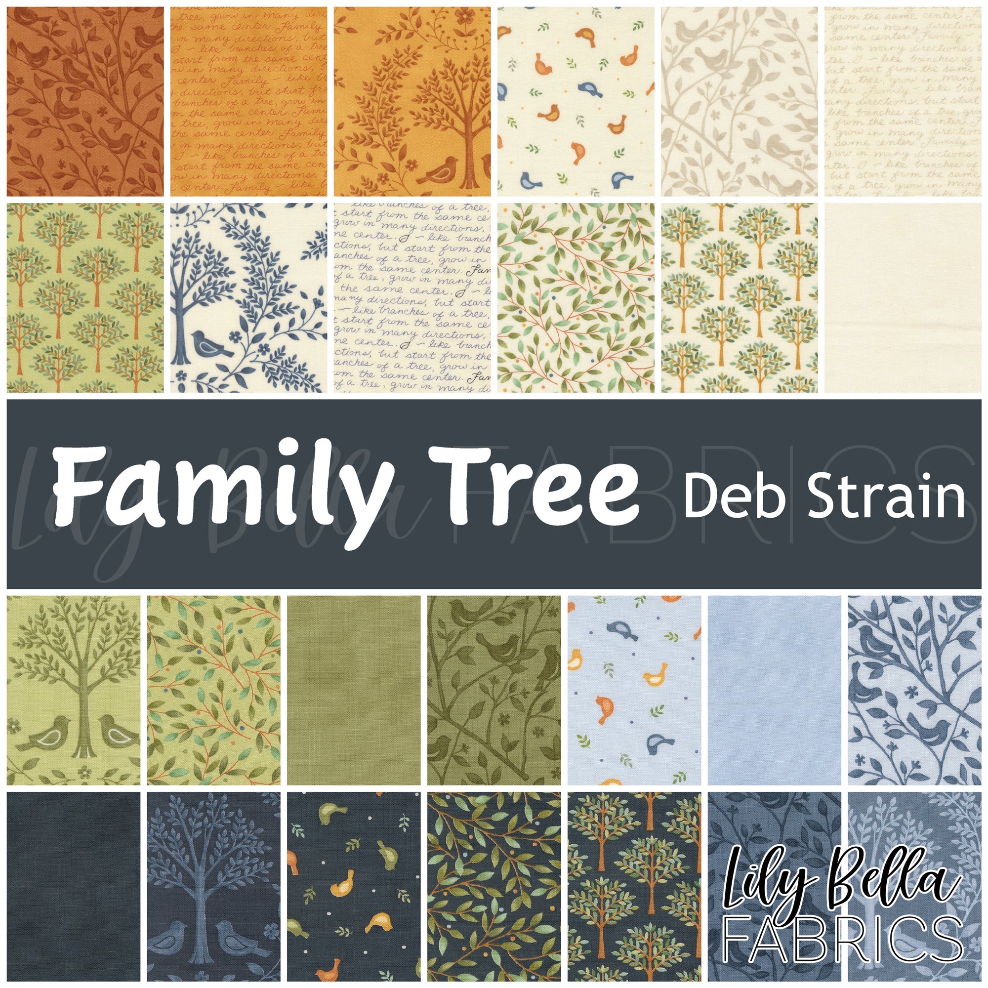 Family Tree | Deb Strain | Moda | Lily Bella Fabrics