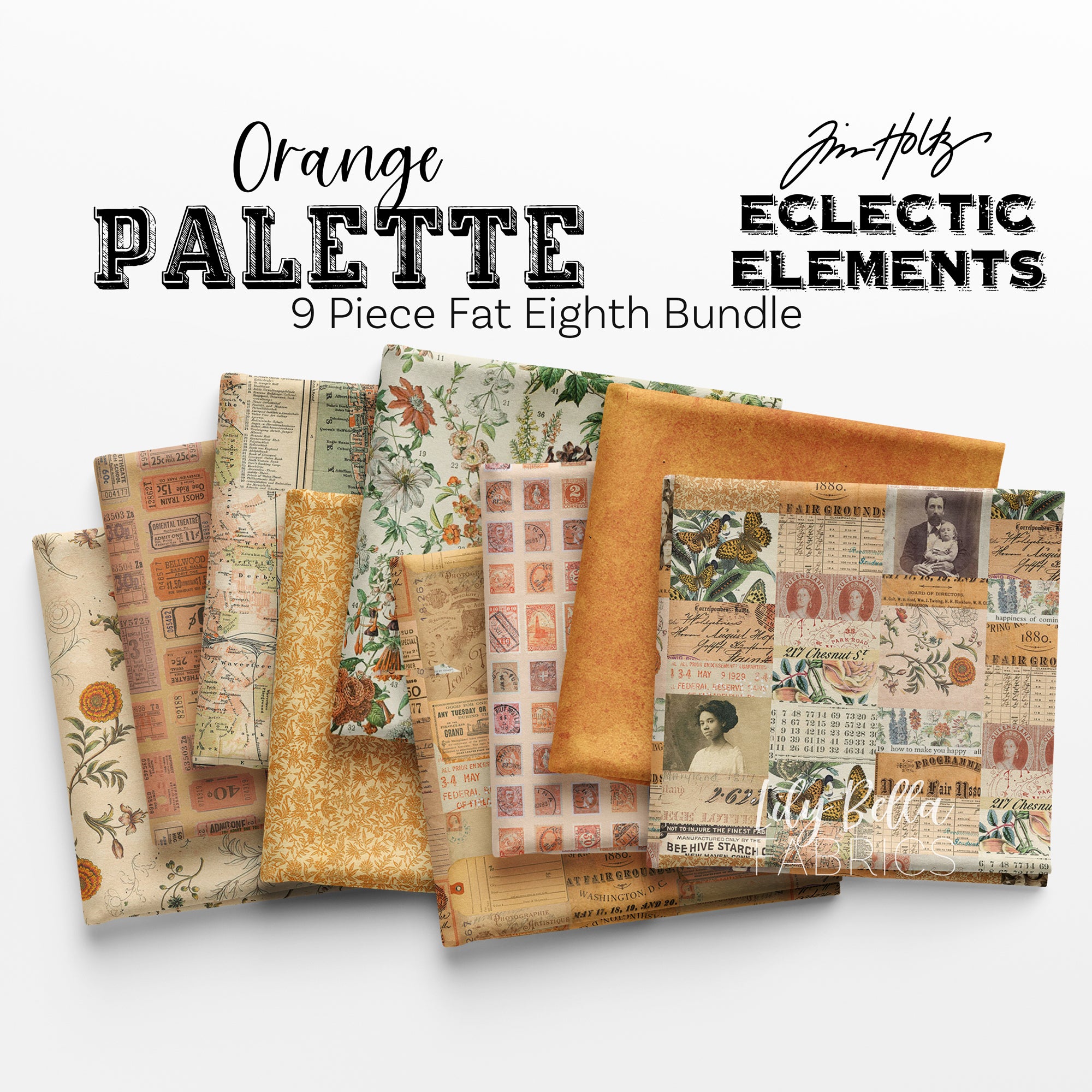 Eclectic Elements Palette: Orange | Tim Holtz | FreeSpirit | Lily Bella ...